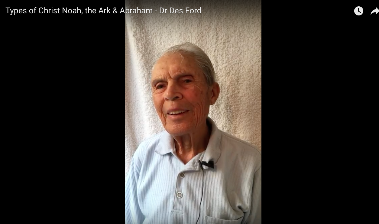 How Noah Was A Type Of Christ – Dr Des Ford | Good News Unlimited