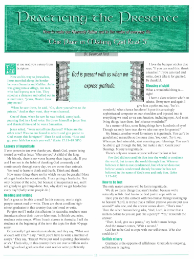 Our Part In Making God Real 1 To 5 | Good News Unlimited