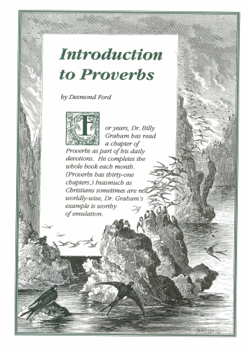 Introduction To Proverbs Good News Unlimited