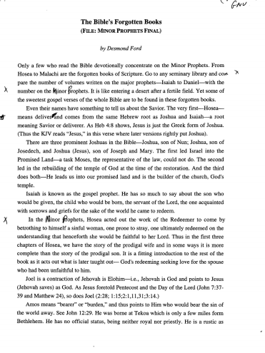 The Bible's Most Mysterious Prophecy | Good News Unlimited